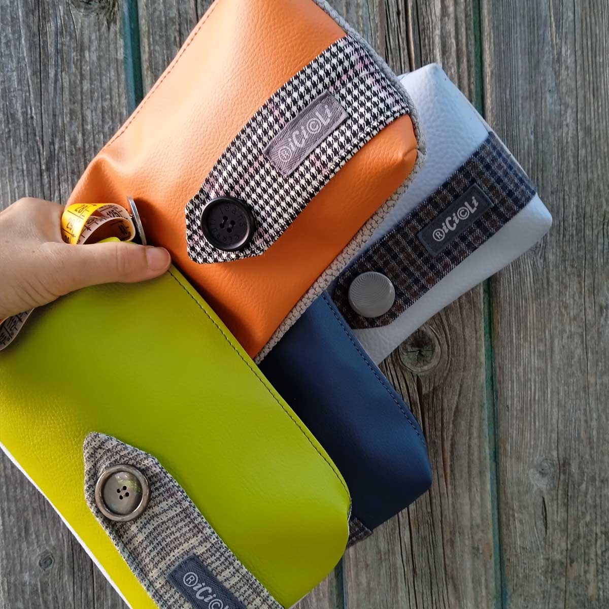 Pochette piccola n°08 - Ricicli Design, di Giulia Meloncelli - EcoDesigner